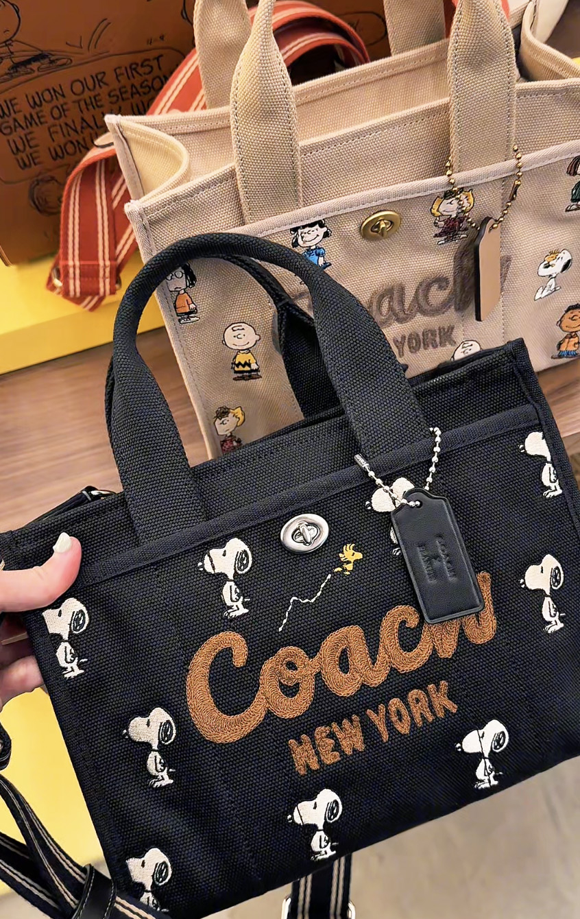 史努比迷快收藏！COACH x Snoopy 聯名系列可愛到犯規